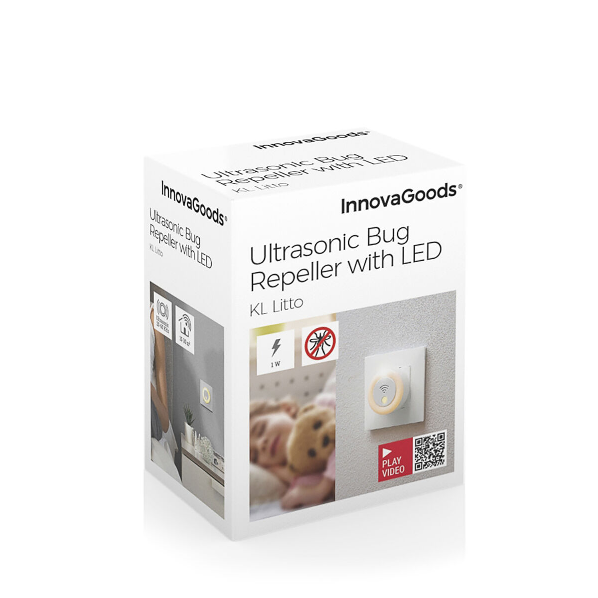 Ultrasonic Repeller with LED KL Litto | bittyupaway